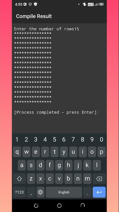 C program:Square Star Pattern#c#coding #program #codingstatus#short # ...