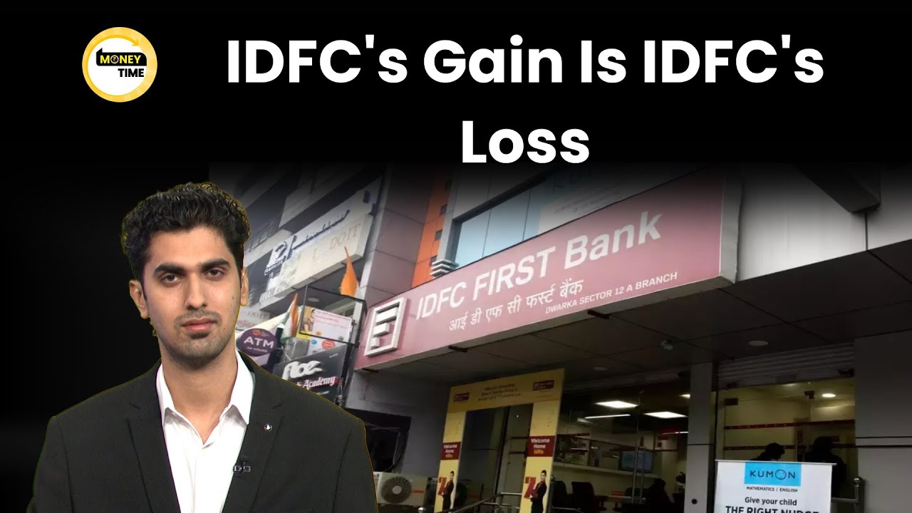 IDFC First Bank stock tanks after merger approval | Money Time | Money9 ...