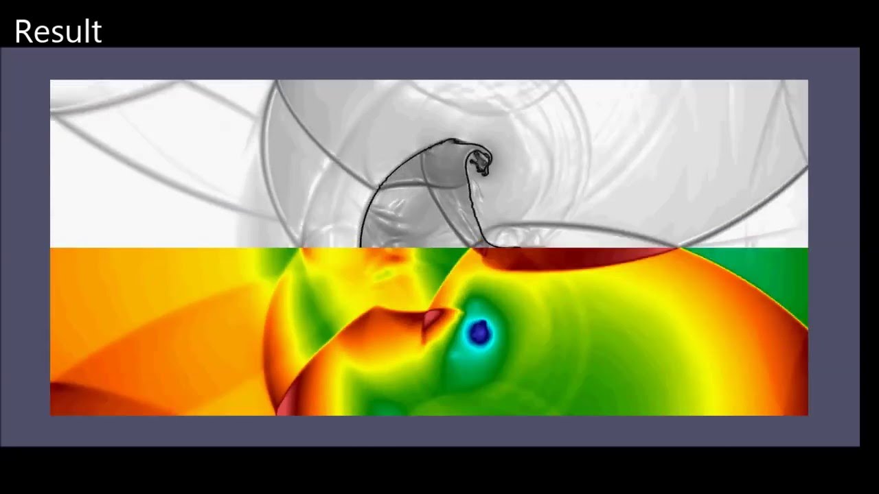 2D air/R22 shock-bubble interaction - YouTube