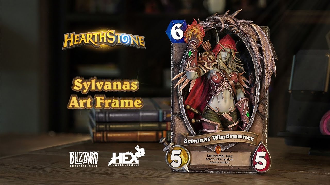 HEX Collectibles Hearthstone Sylvanas Windrunner Art Frame | Product ...