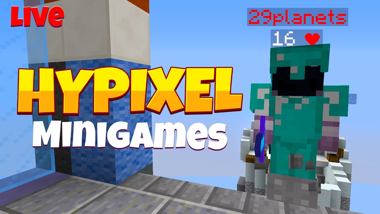 Hypixel Minigames Livestream #42 - YouTube