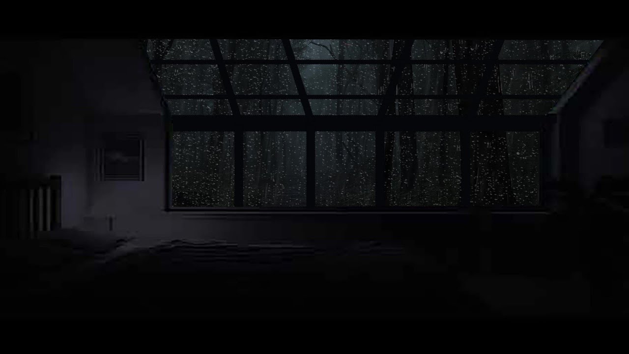 Rain Outside The Window, Sound Of Heavy Rain Outside The Window At ...