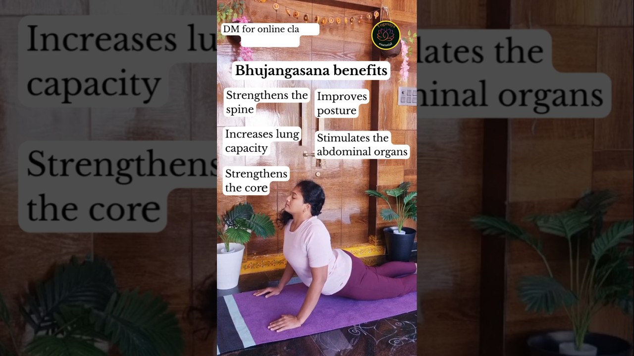 Bhujangasana (Cobra Pose) — Strengthen Your Spine & Relieve Stress # ...