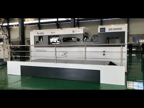 Huatai HT1050SE high speed automatic die cutting machine with waste ...
