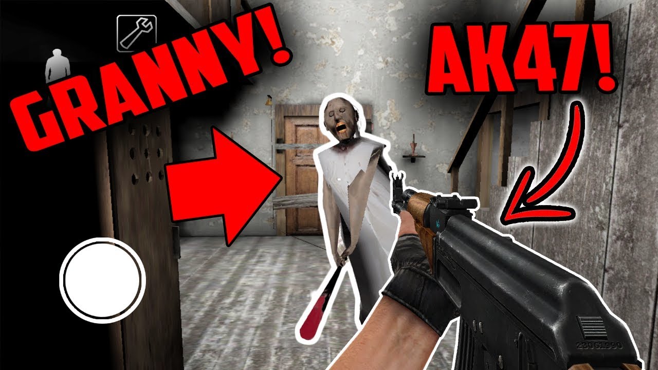 NEW AK47 Weapon in Granny Horror Game - YouTube