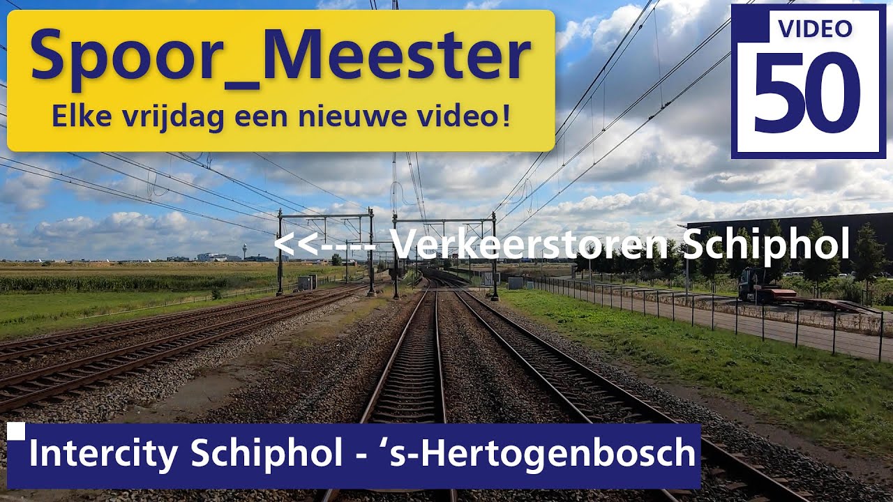 (4K) Cabview NS Trein | Rij met de INTERCITY Hoofddorp / Schiphol ...