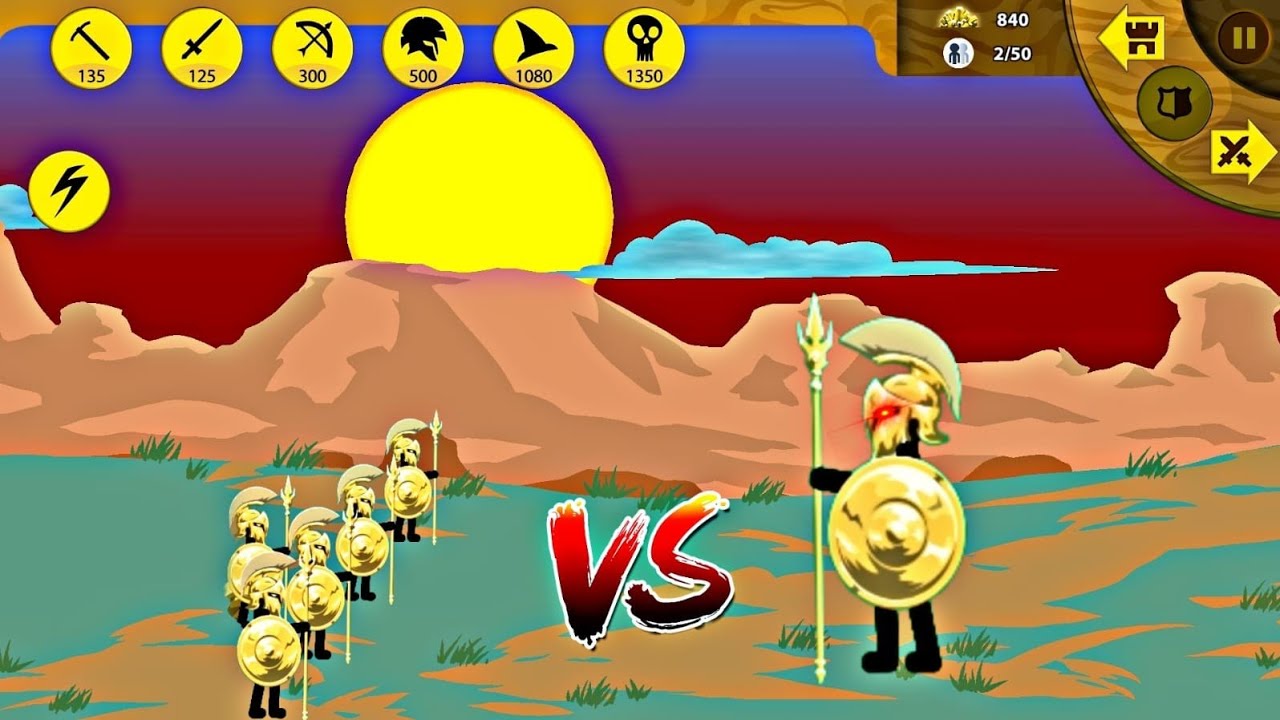 STICK WAR LEGACY (MISSION 310) SURVIVE UNTIL SUNSET GLADIATOR OF ...