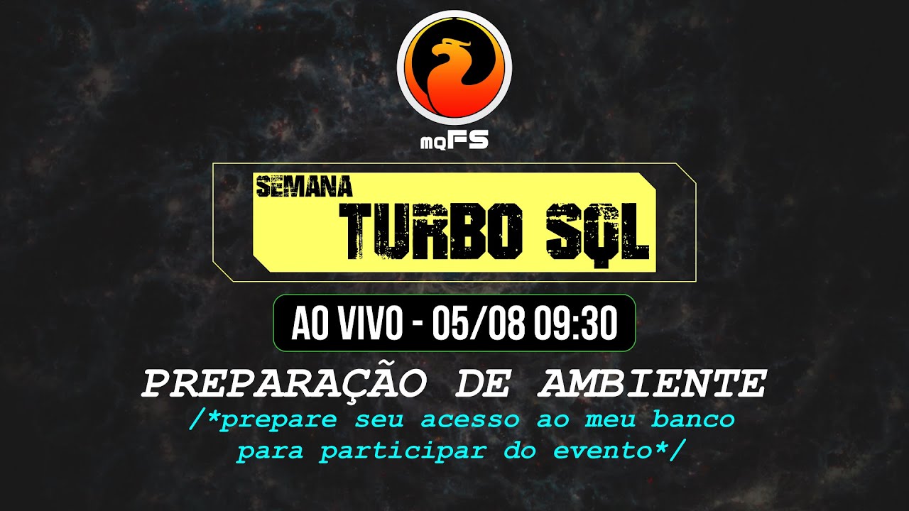 [TurboSQL] Vamos preparar seu ambiente para o evento - YouTube