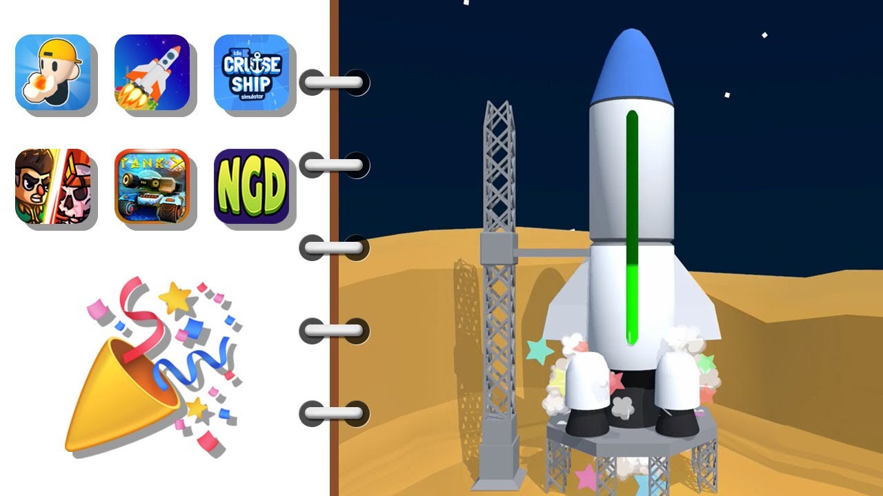 Popcorn Inc, Recharge Rocket 3D, Idle Cruise Ship Simulator, Idle RPG…, Tank X | New Games Daily ...