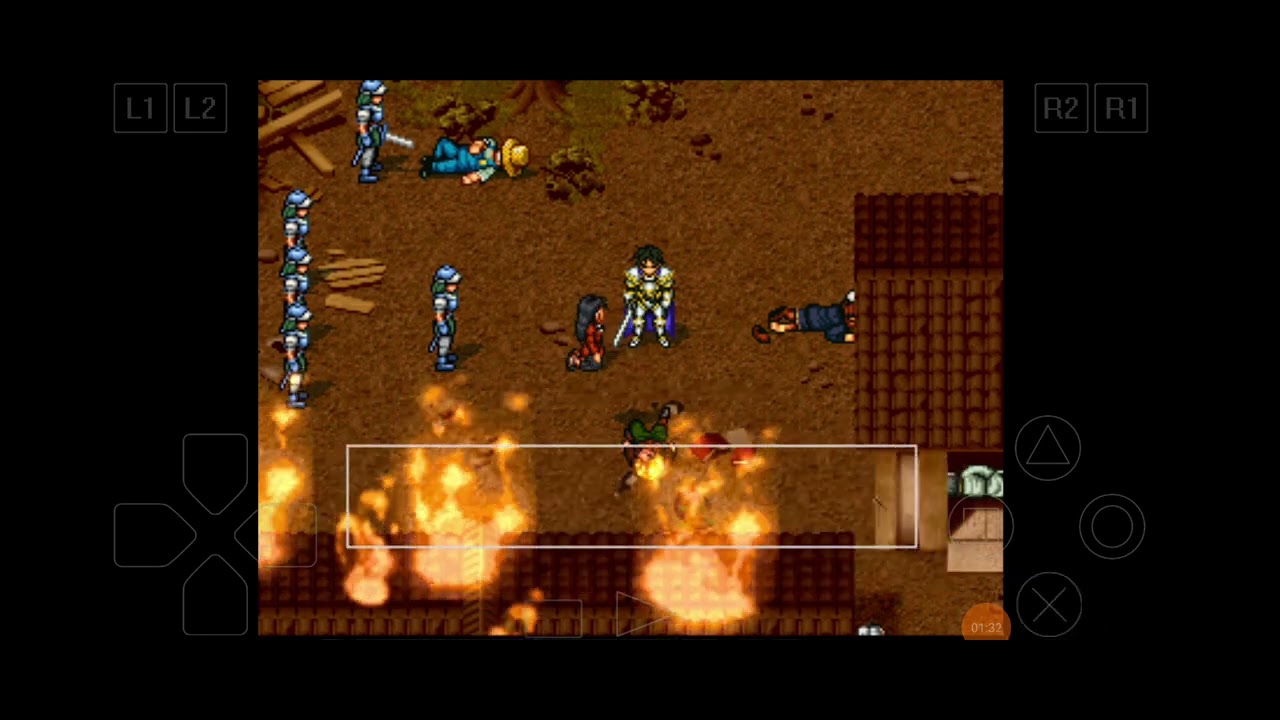 Suikoden 2. Luca blight destroy ryube vilage ( DIE PIG SCENE ) - YouTube