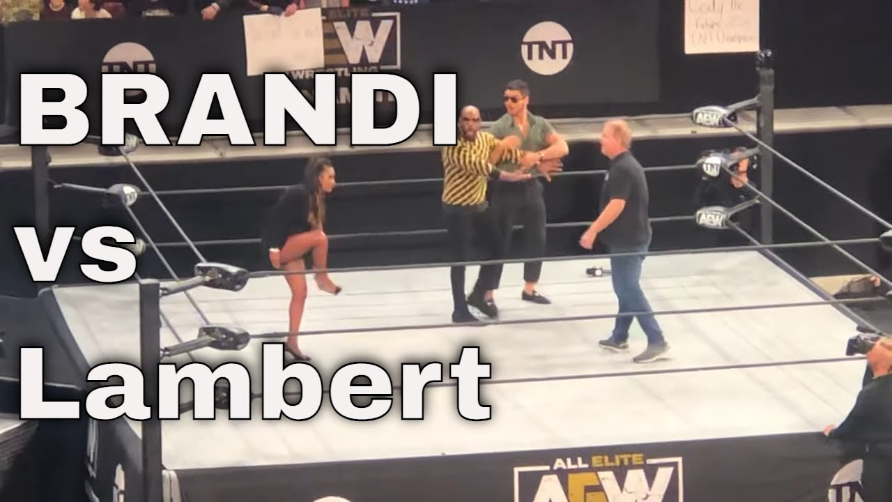 BRANDI RHODES Dan Lambert promo CONFRONTATION - YouTube