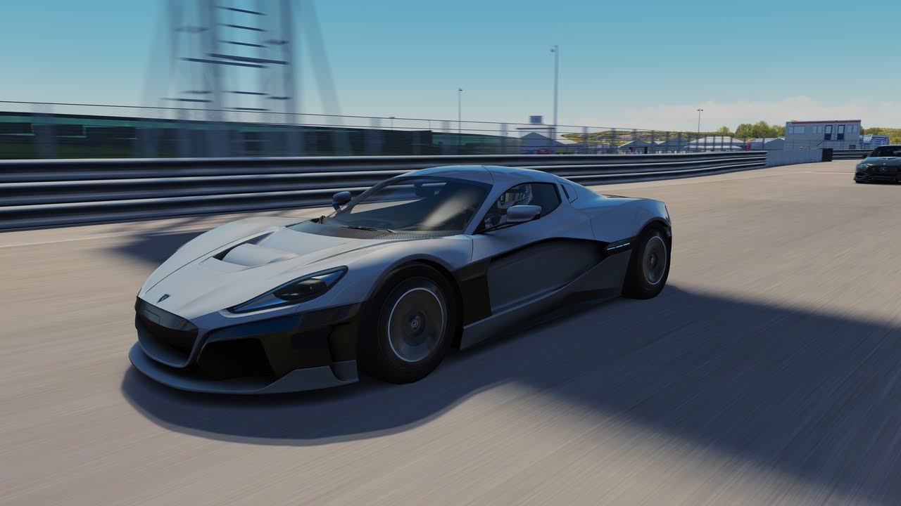 Rimac Nevera racing supercars at Zandvoort - YouTube