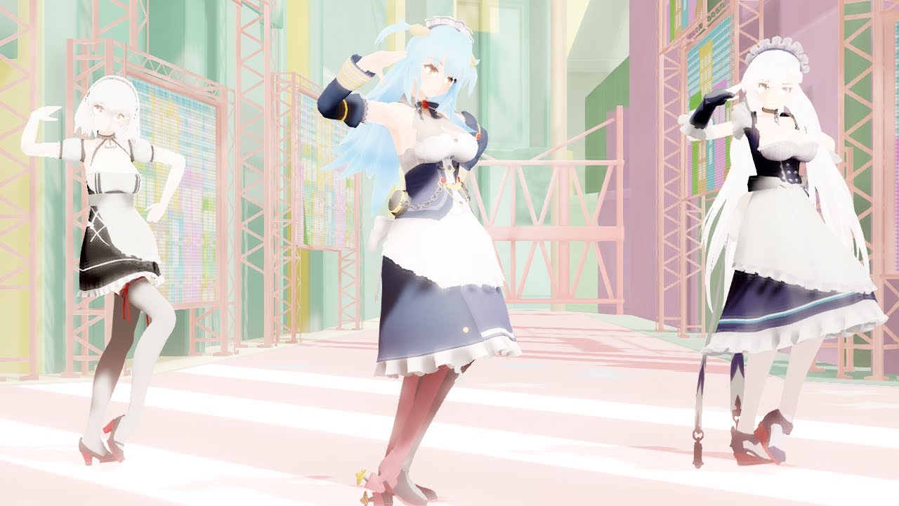 [Azur Lane MMD/1440p/60fps] Neptune, Belfast, Sirius - Tricolor Airline ...