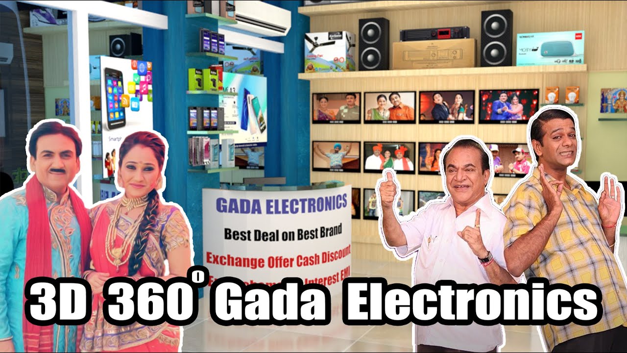 3D 360 Degree Gada Electronics | Jethalal Gada Electronic | TMKOC 360 Degree video | 3D VR 360 ...