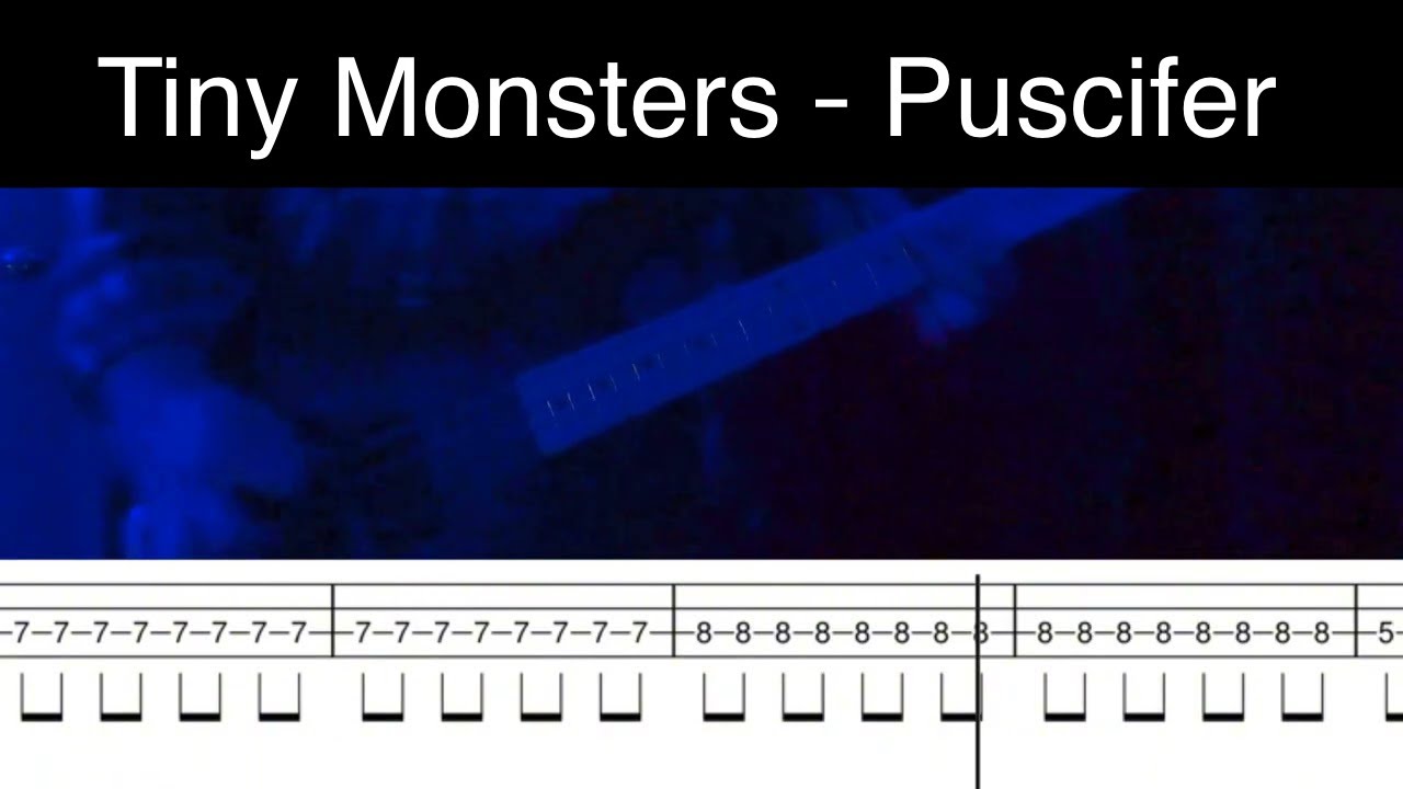 Tiny Monsters (Puscifer) Bass Cover With Tabs - YouTube