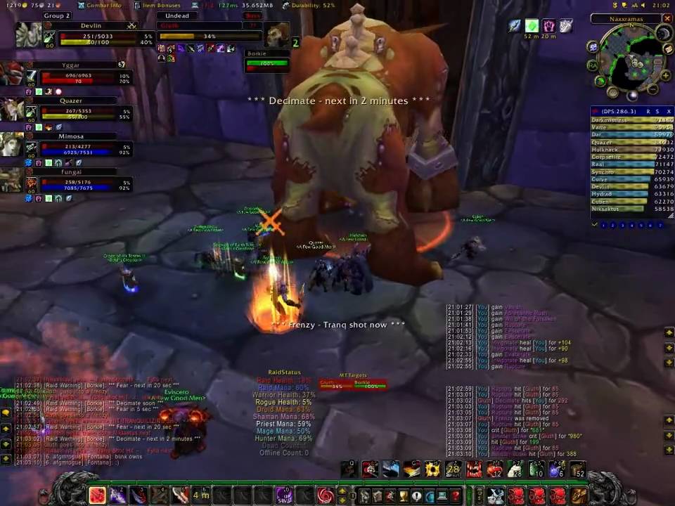 AFGM Naxxramas Classics: Gluth - YouTube