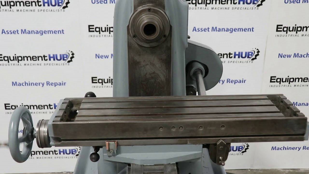 Hardinge TM Horizontal Milling Machine - YouTube