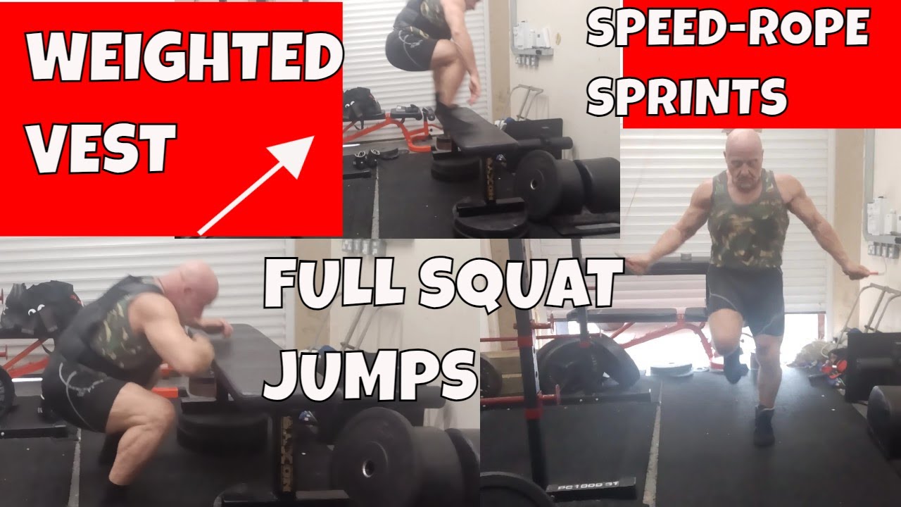 OVER 50's SHOULD DO TRY TO DO A BIT OF EVERYTHING = WEIGHTED VEST ...