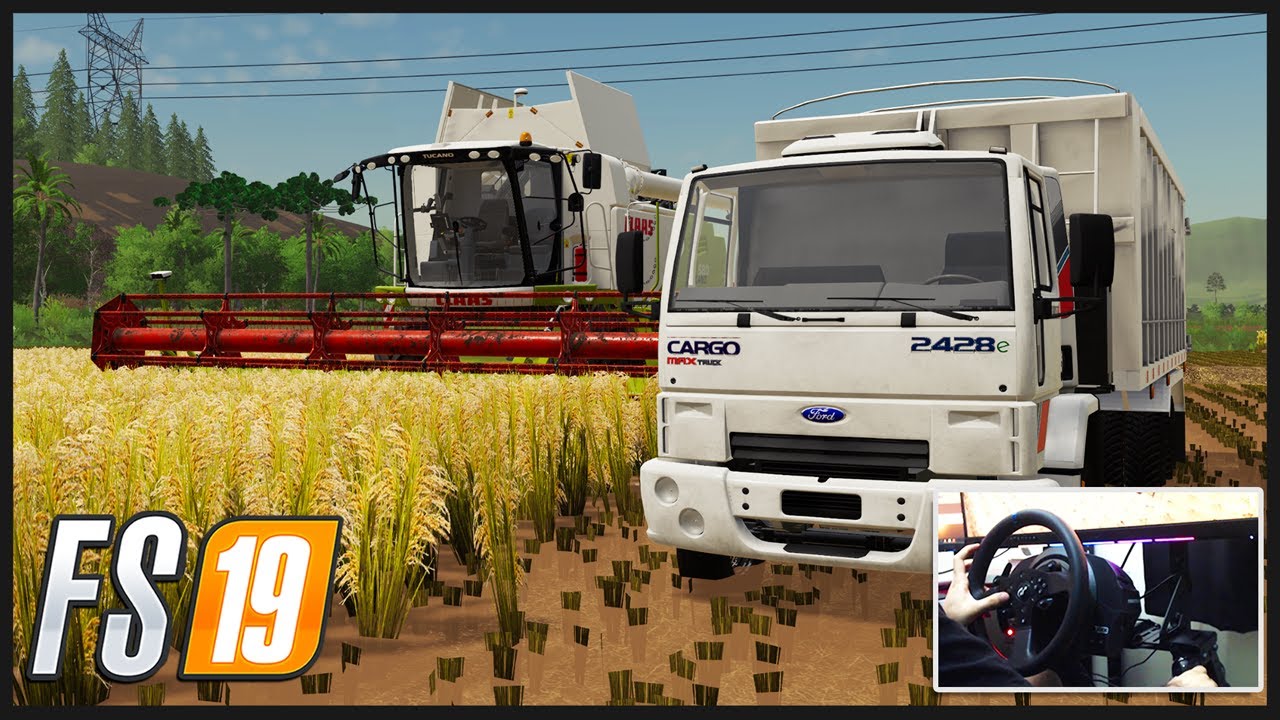 Çeltikler Biçiliyor! Farming Simulator 19 #2 Ford Cargo - YouTube