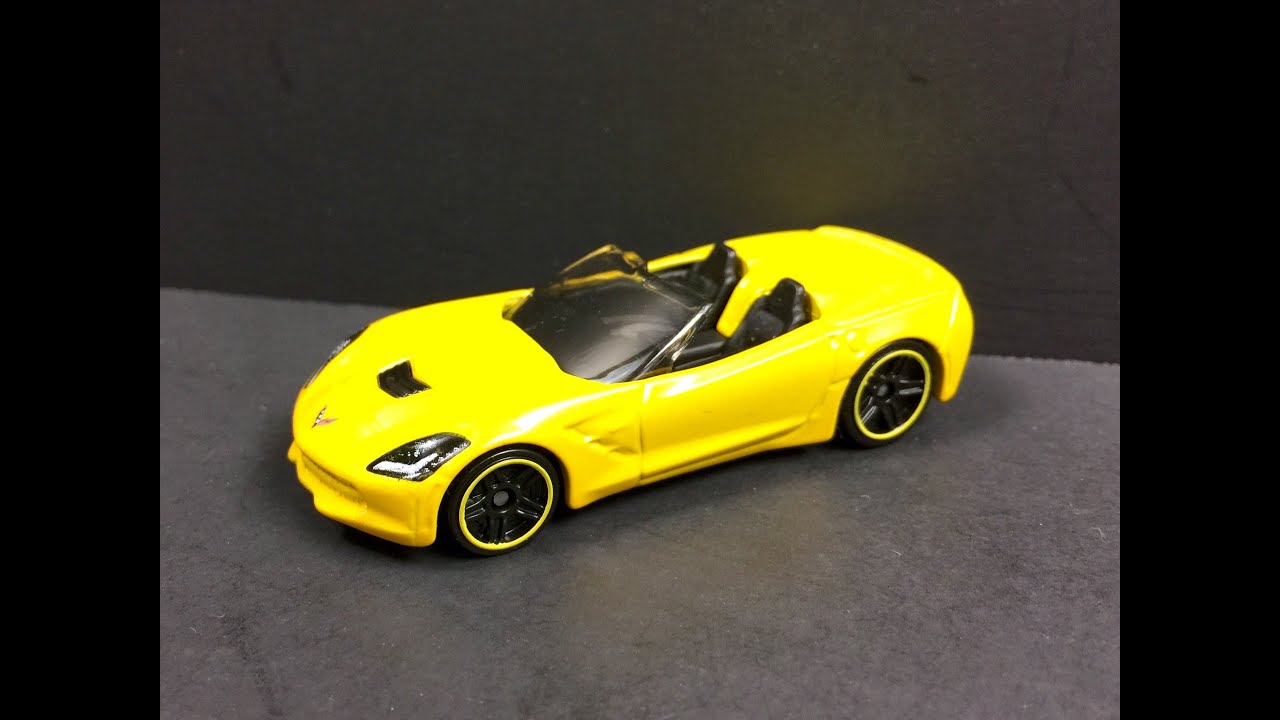 Hot Wheels Corvette Stingray Convertible Review & Unboxing 1:64 - YouTube