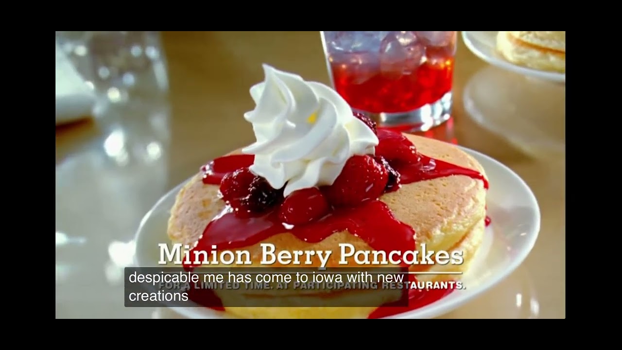 Despicable Me 2010 Tv Commercial IHOP - YouTube