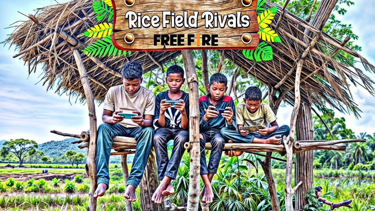 RICE FIELD RAMPAGE | GARENA FREE FIRE |EPIC FREE FIRE BATTLE IN A ...