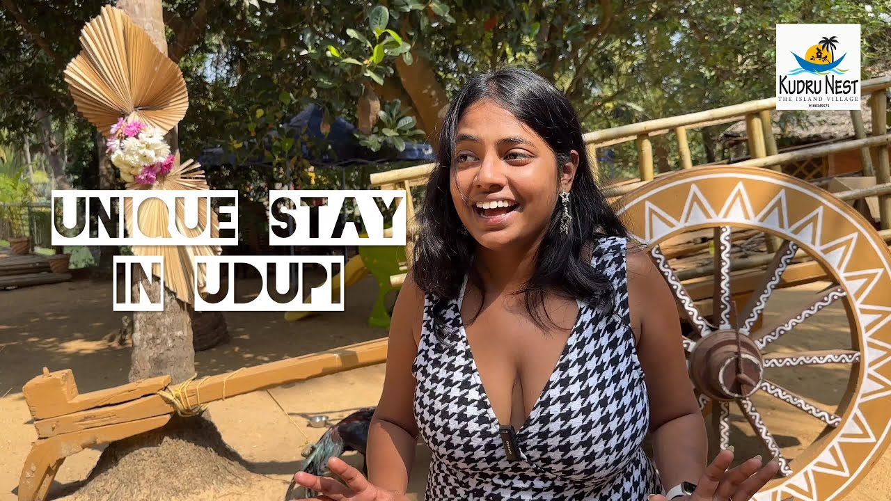 Kudru Nest Resort Udupi | Island Village | Backwaters | Jelly Fish | Resort tour | Travel vlog ...