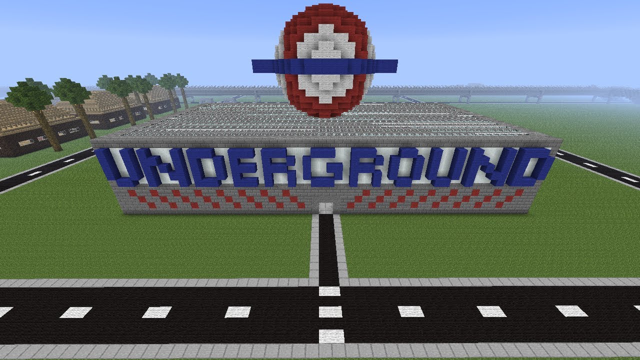 Minecraft Underground station - YouTube