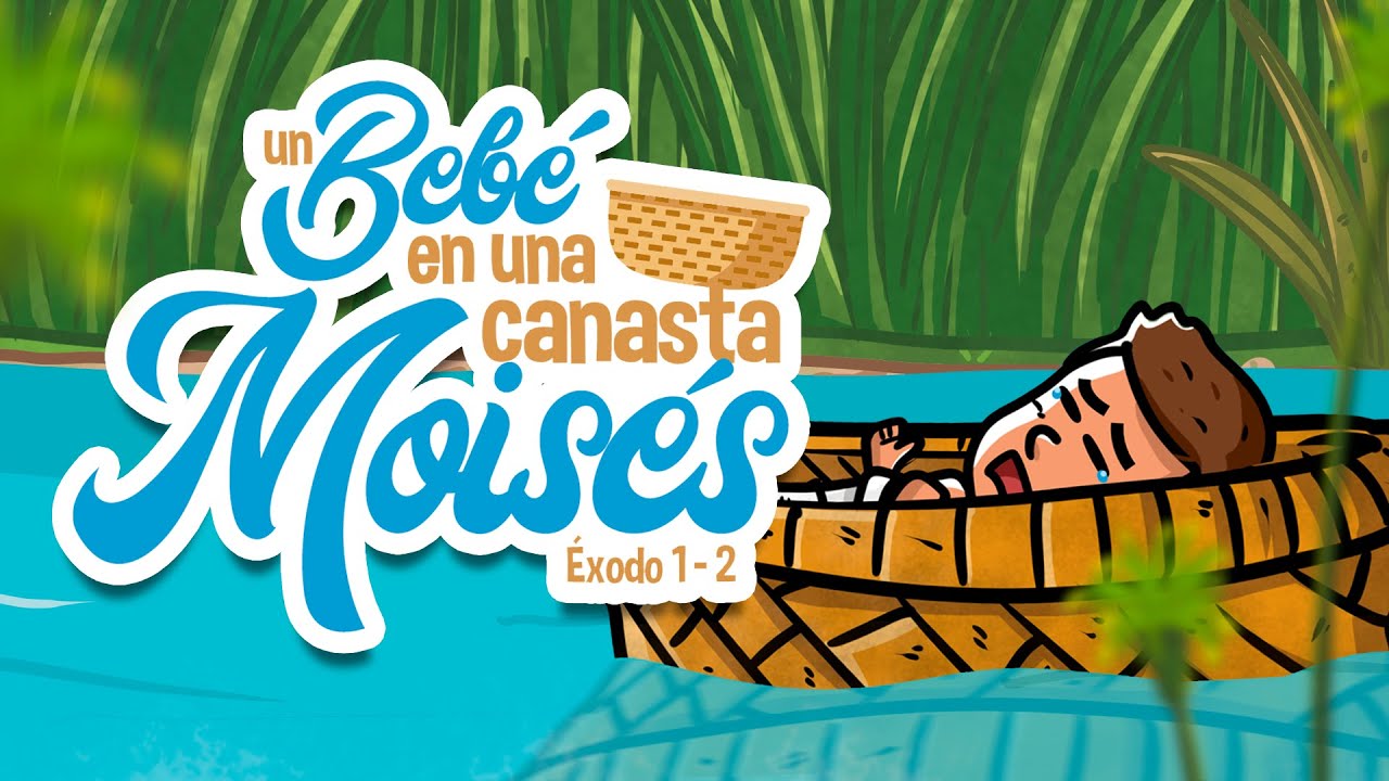 Un bebé en una canasta, Moisés 👶🏻🧺 | Historia de la Biblia | Mi Primera ...