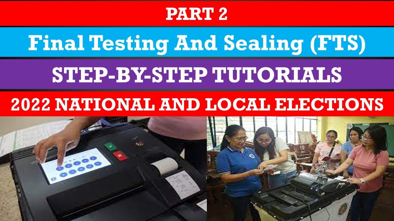 (PART 2) Final Testing And Sealing (FTS) [Step-by-Step Tutorials] 2022 ...