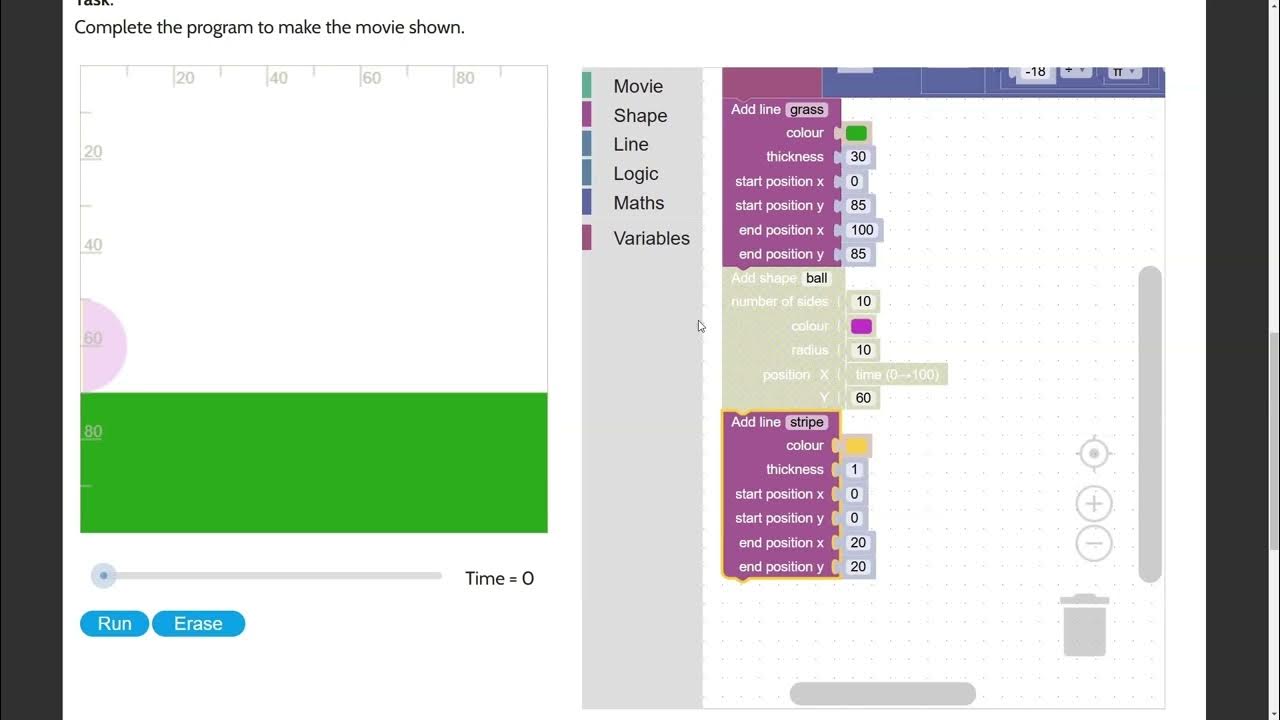 Rolling Ball - UK Bebras Coding Challenges (New 2025) - Blockly - Explorers - YouTube