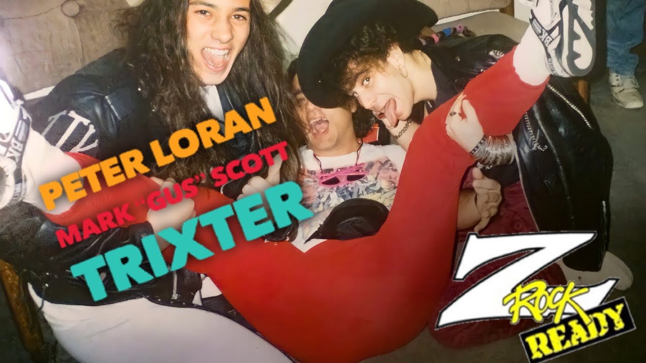 Peter Loran and Mark "Gus" Scott of Trixter with Mike Paine on Z-Rock ...