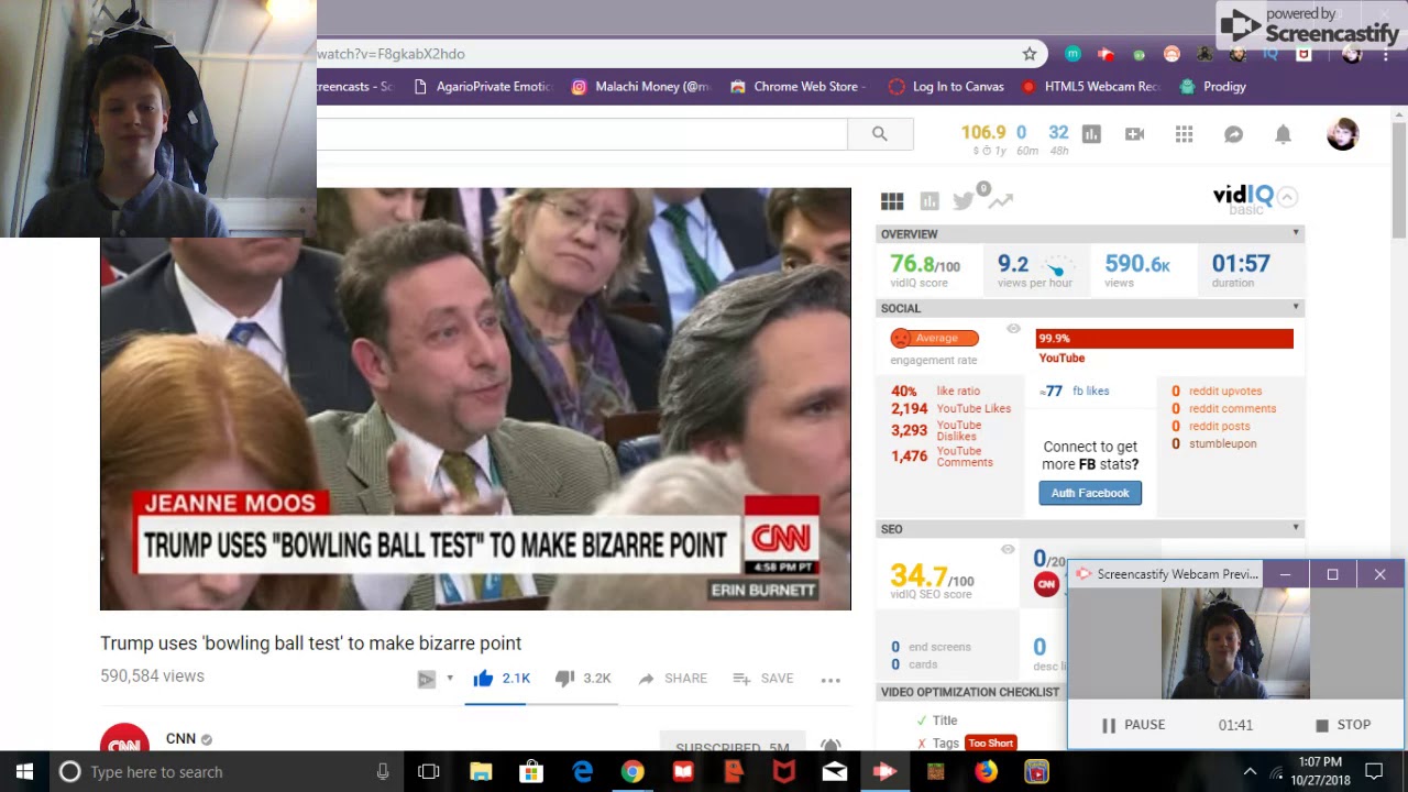 Reacting to "Trump uses 'bowling ball test' to make bizarre point" by ...