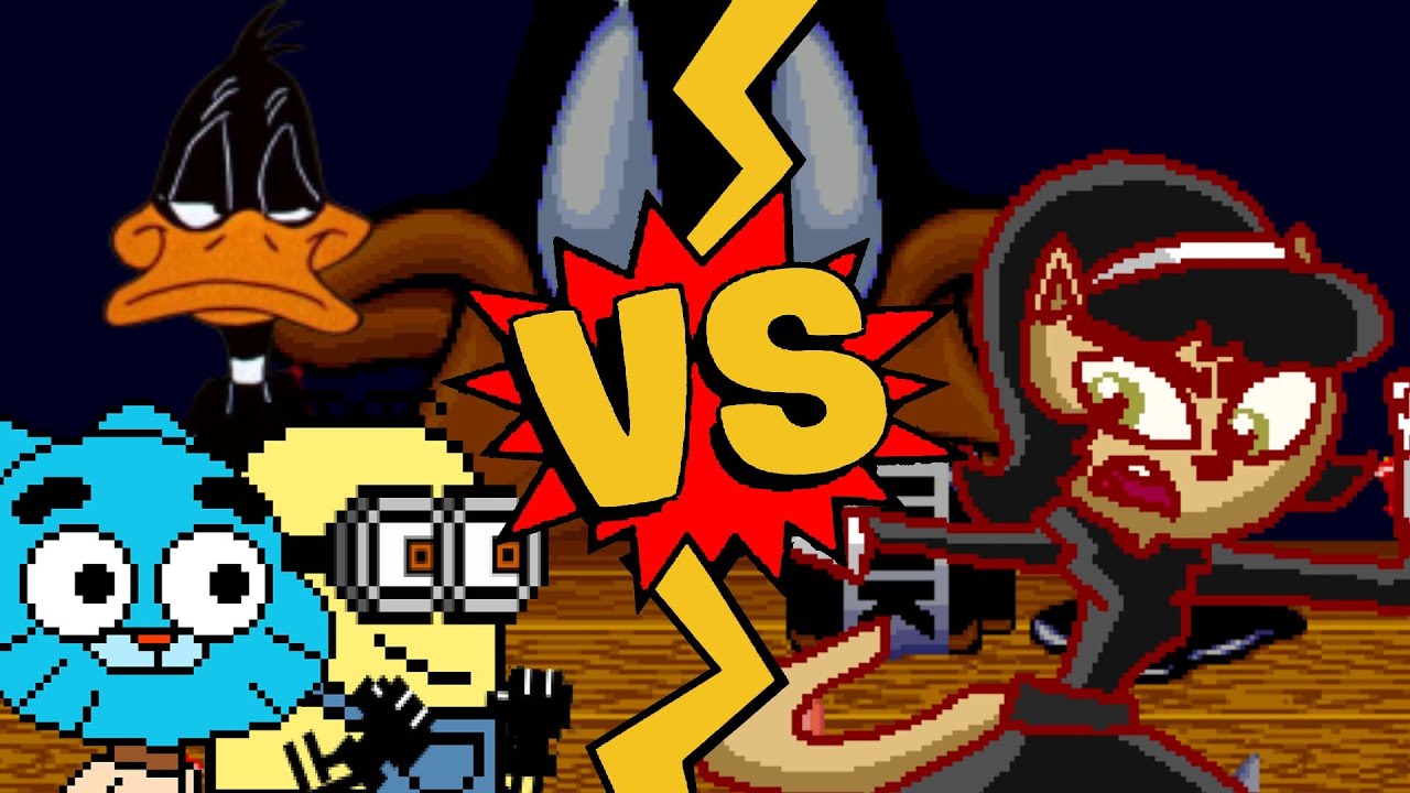 M.U.G.E.N Battles | Gumball/Daffy Duck/Dave the Minion vs Kitty ...