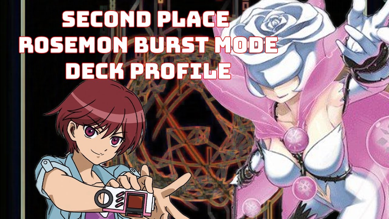 Second Place Locals Rosemon Burst Mode Deck Profile Oct. 2023 - YouTube