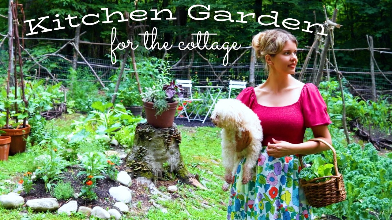 Kitchen Garden Tour #cottagegarden - YouTube