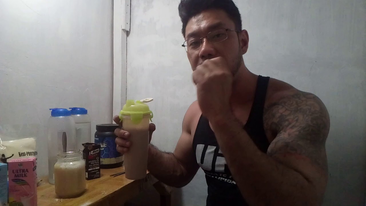 Penyajian kent protein dan bikin gainer. - YouTube