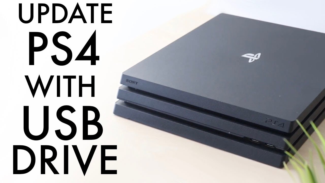 How To Update Your PS4 With a USB Drive! - YouTube