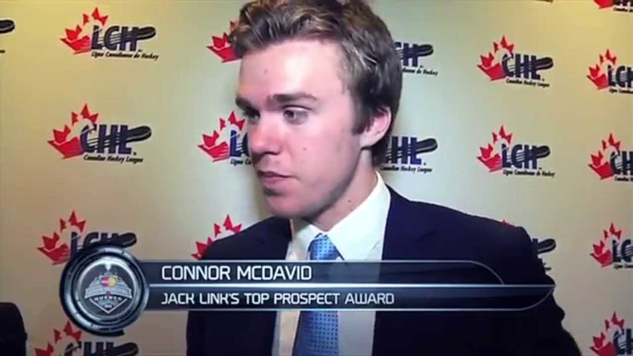Connor McDavid CHL Awards Interview May 30, 2015 - YouTube