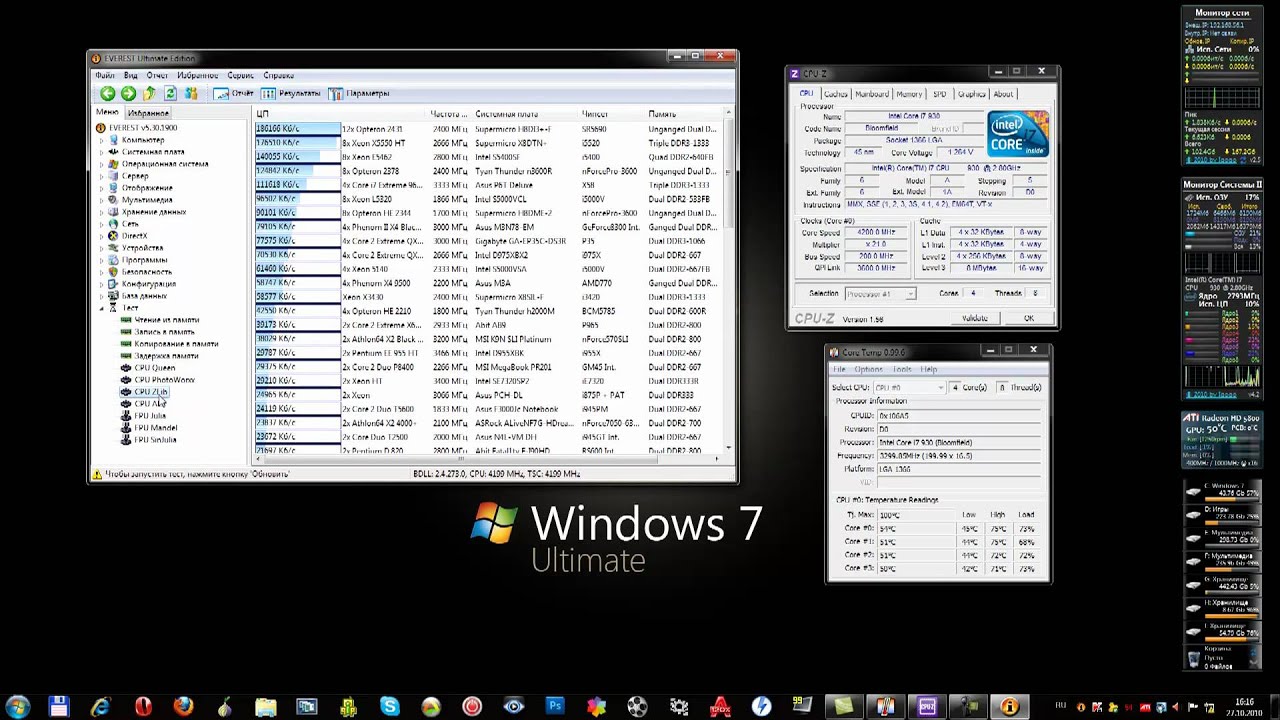 Intel Core i7 930 2,88GHz @ 4,2GHz - YouTube