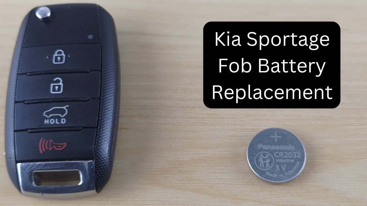 How To Replace or Change Kia Sportage Remote Key Fob Battery 2017 ...