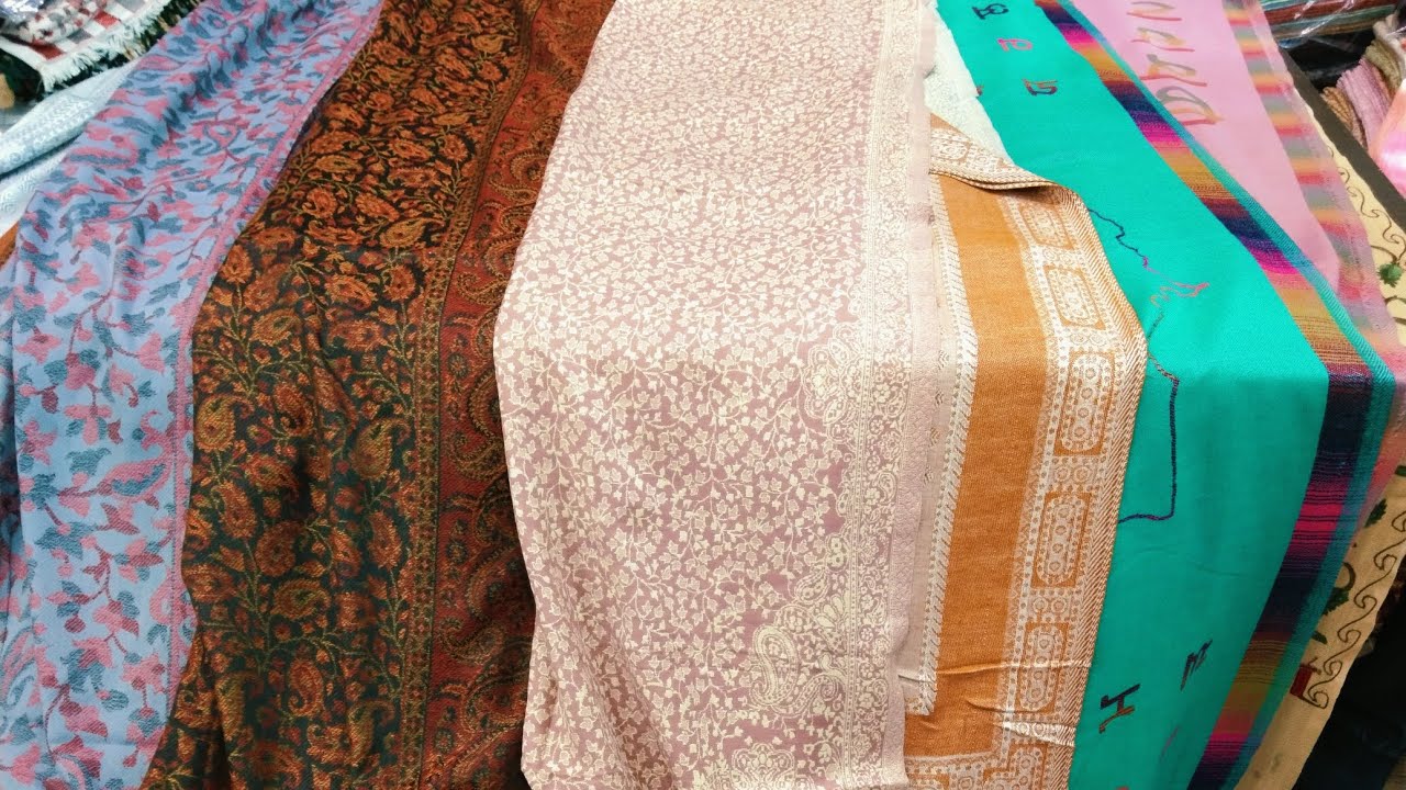 #kashmir stole aur different design kani reversible stole only 250rs ...