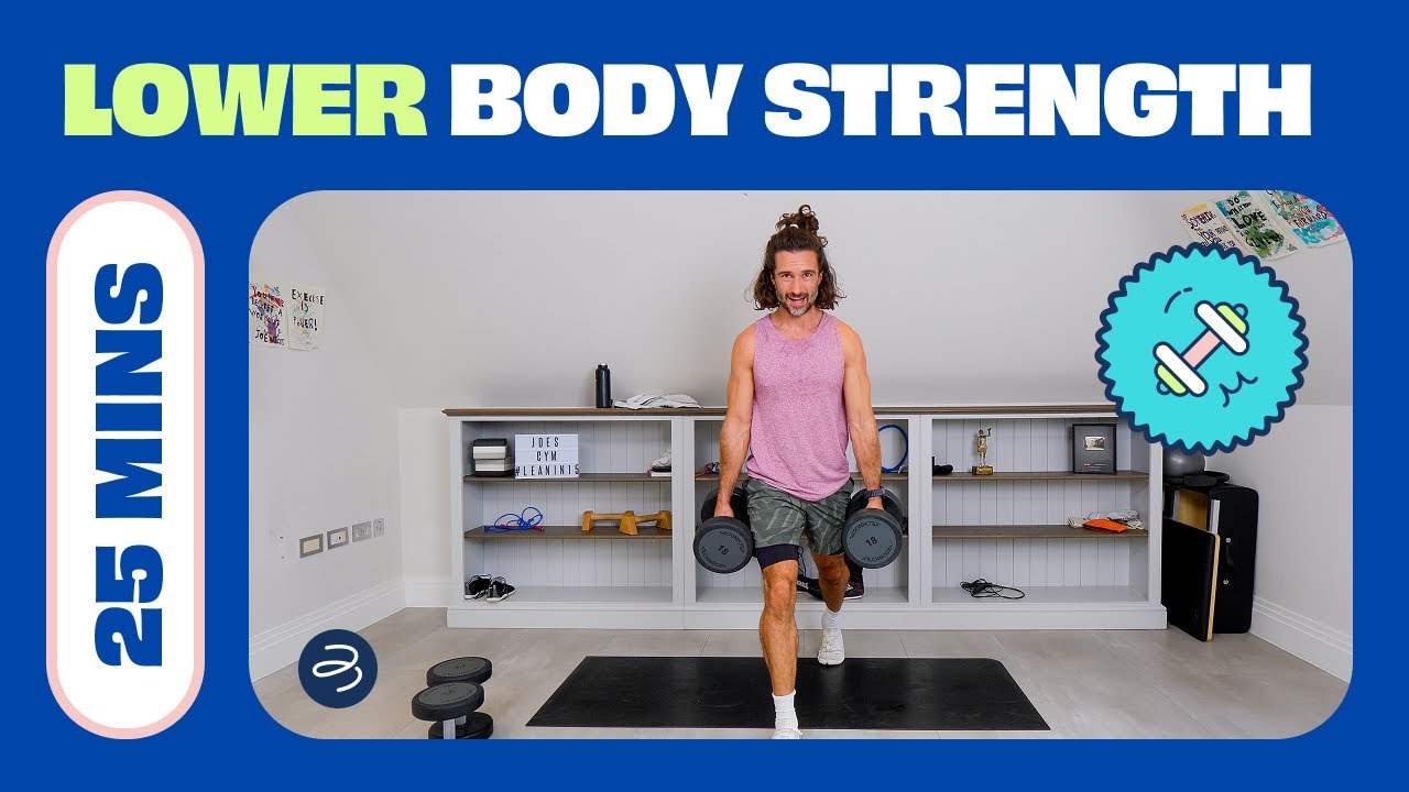 25 Minute Lower Body STRENGTH Workout | Joe Wicks Workouts - YouTube