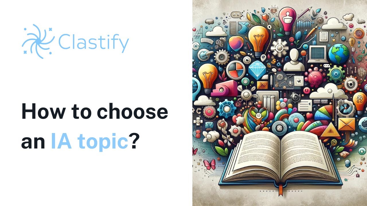 How to choose an IA topic? [3 SIMPLE STEPS] #IB | Clastify Tutorials ...