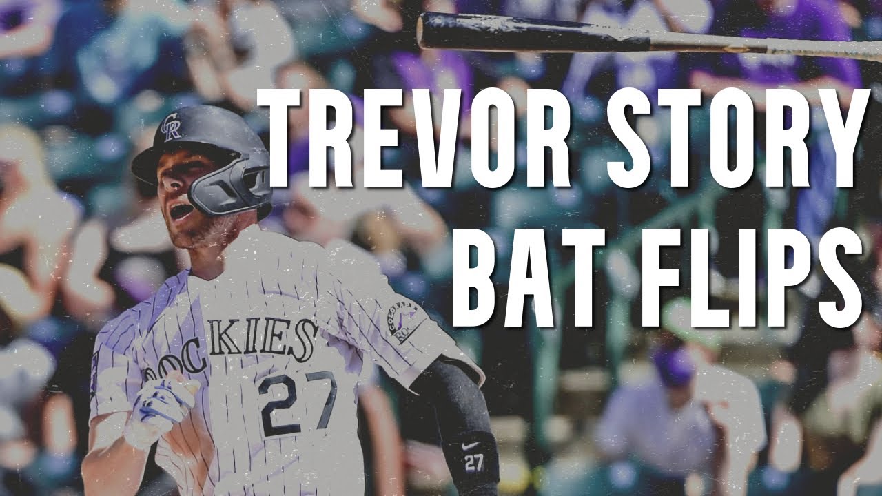 MLB | Trevor Story’s Most DISRESPECTFUL Bat Flips - YouTube