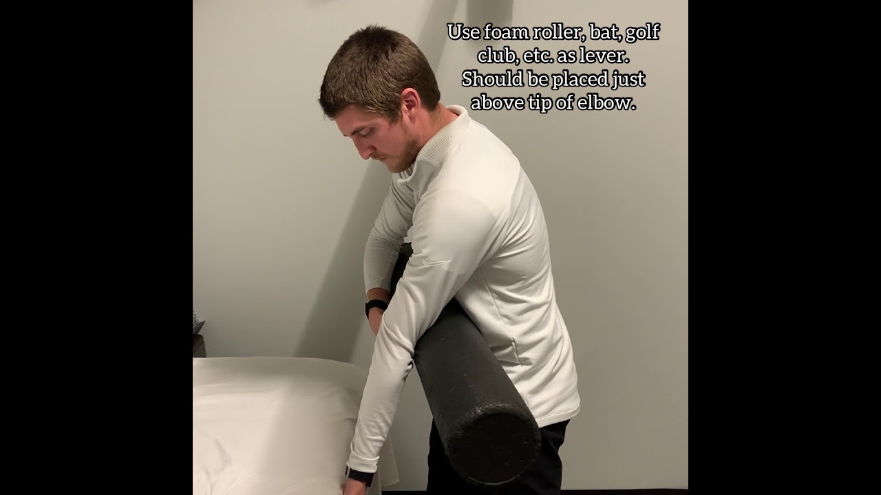 Elbow Extension Self-Mobilization - YouTube