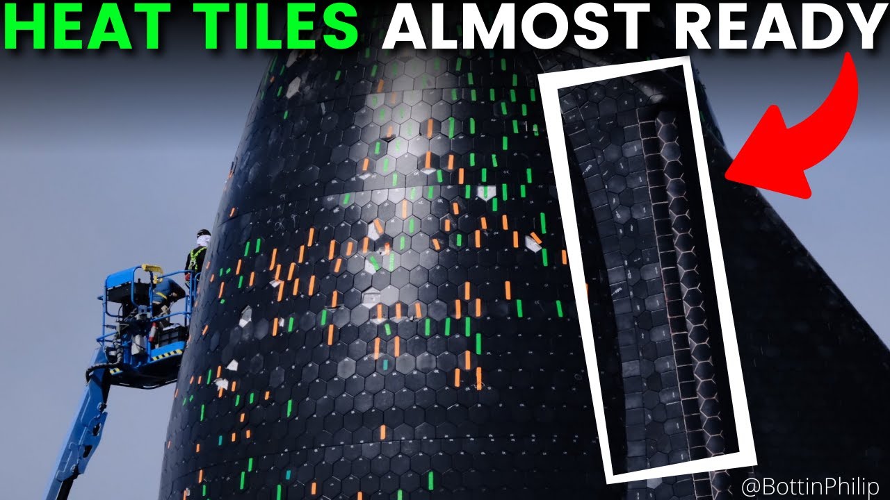 SpaceX Starship 20 Heat Shield Almost Done - First Booster Catch ...