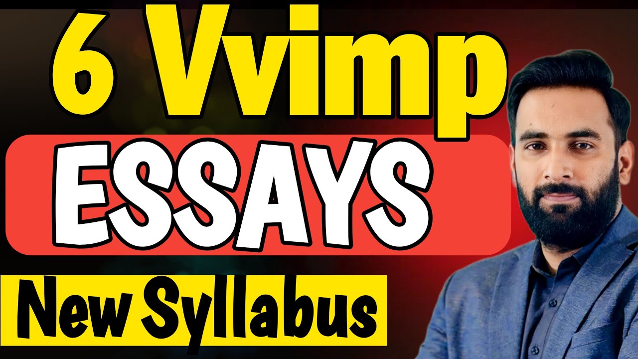 Class 12 Essay : 6 Most Important Essays 🔥 : Board Exams 2024 : 12th ...