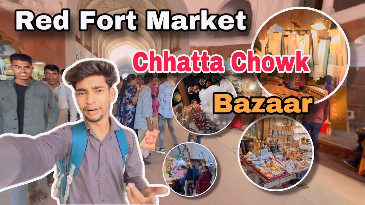 Inside Chatta Chowk Bazaar | Red Fort's Bustling Shopping Experience ll ...