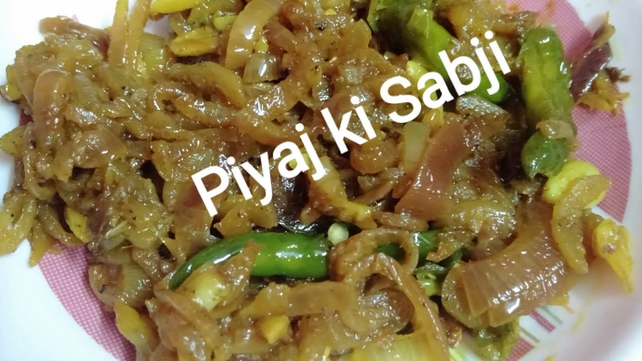 #DinnerSpecial Spicy Piyaj ki Sabji - YouTube